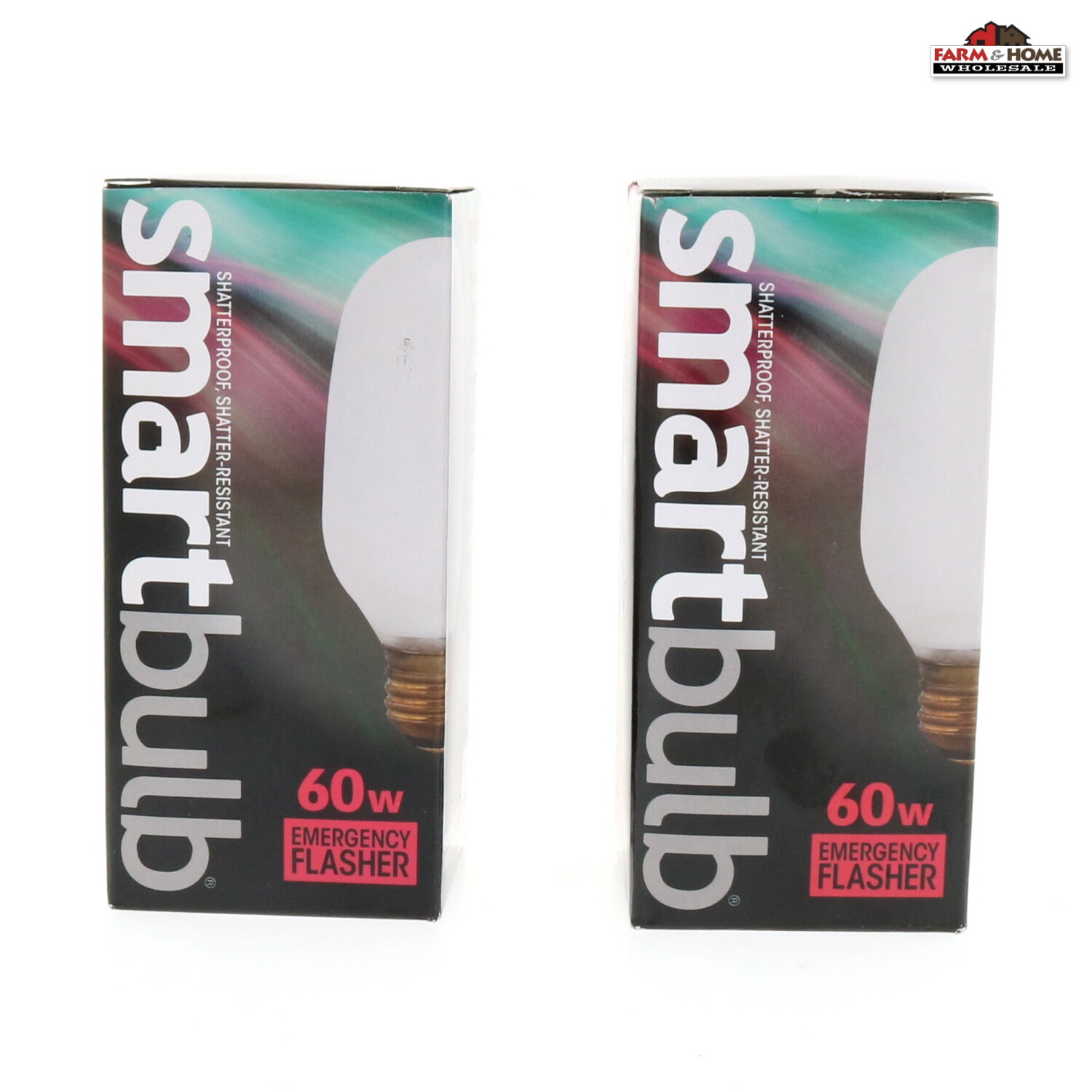 2 Emergency Flasher Light Security Bulbs 60W ~ NEW | eBay