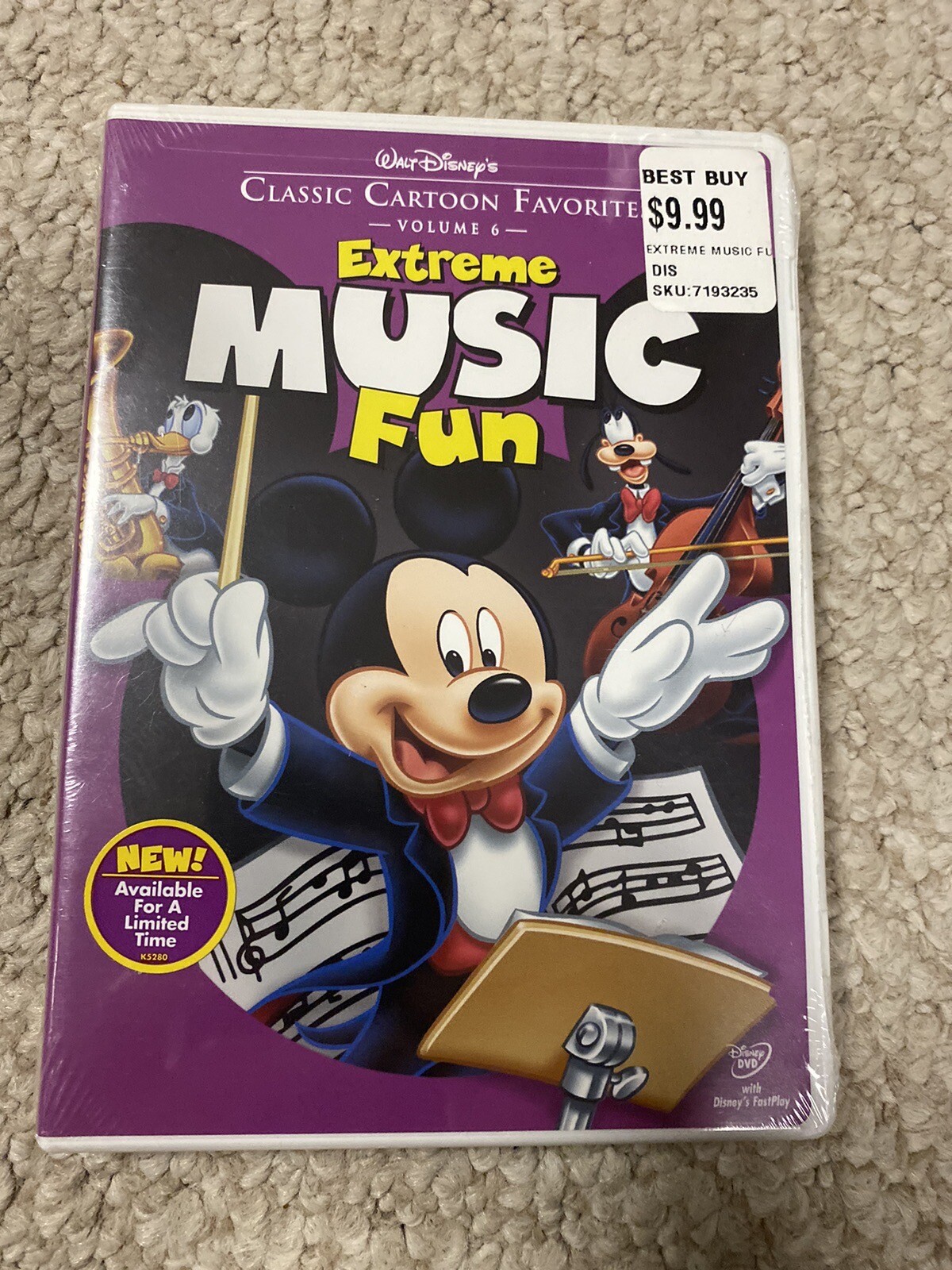 Walt Disney’s Classic Cartoon Favorites Volume 6: Extreme Music Fun DVD ...