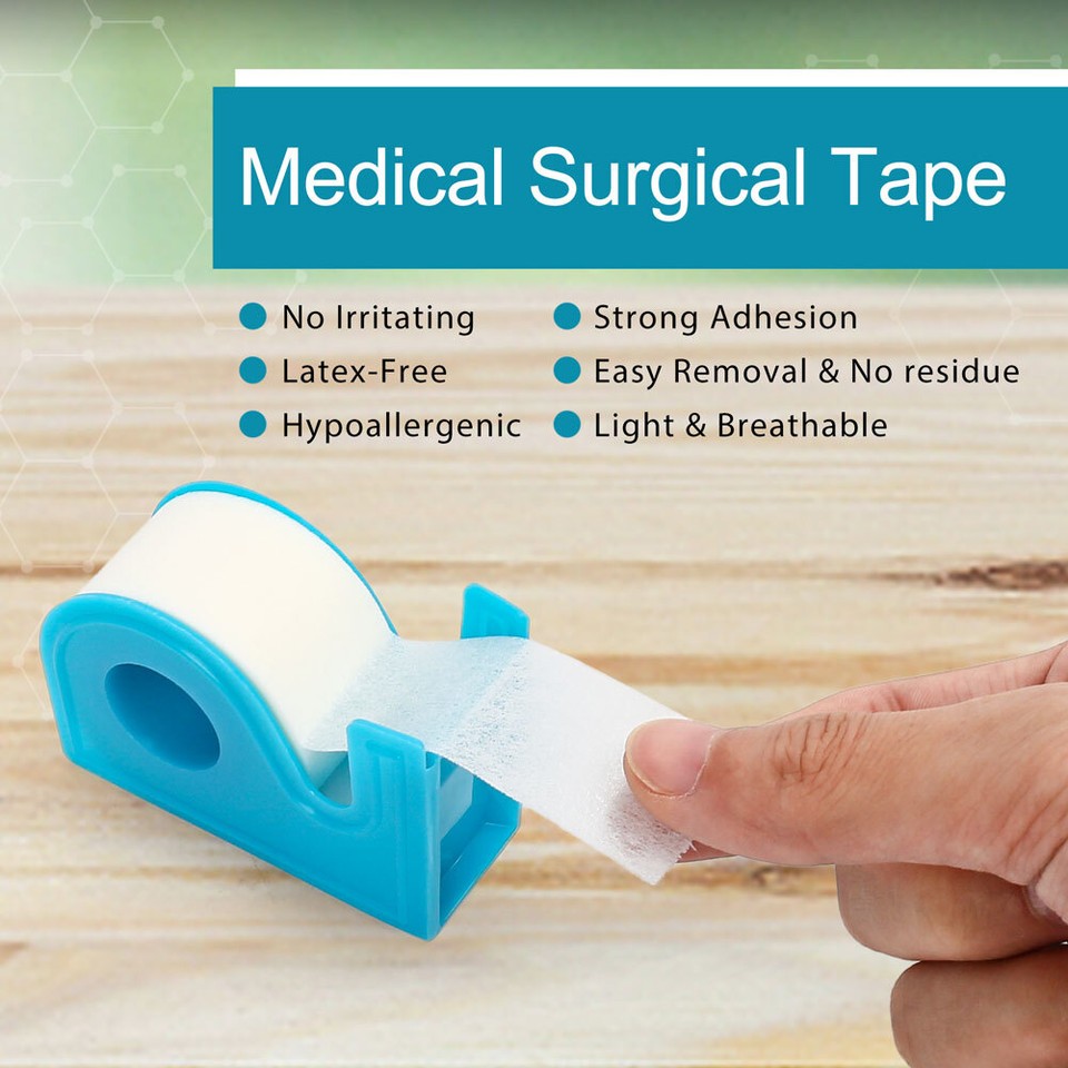 12 Rolls Micropore Paper Surgical Medical Tape 1" x 10 yds with ...