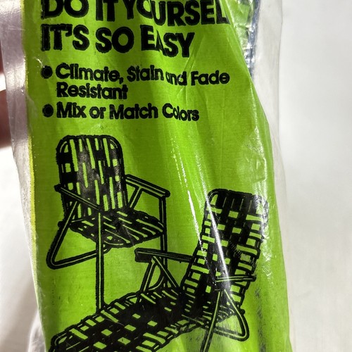 3 Packages Arden Paradise Re-Web Kit Lawn Chair Webbing 39' Feet Blue / Black | eBay