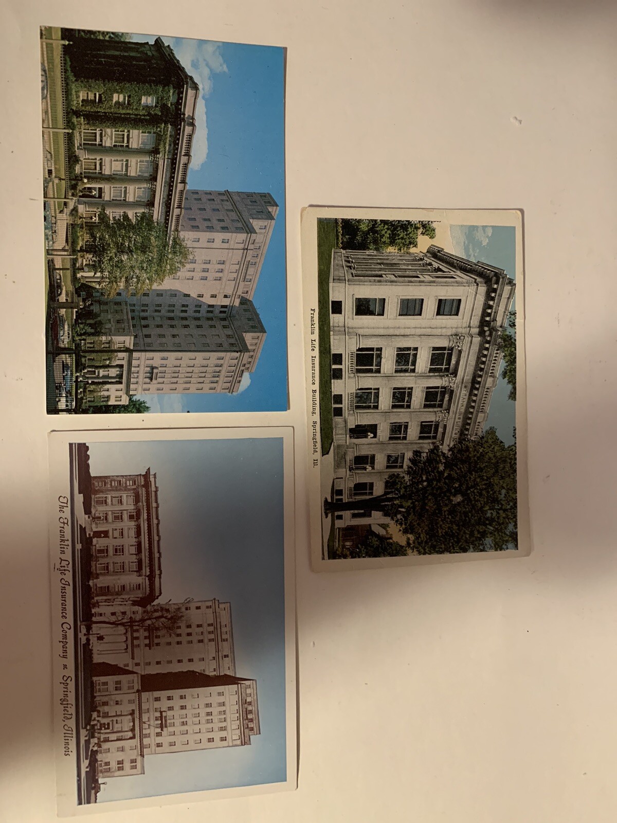 Lot of 3 Springfield IL-Illinois Franklin Life Insurance Co Vintage ...