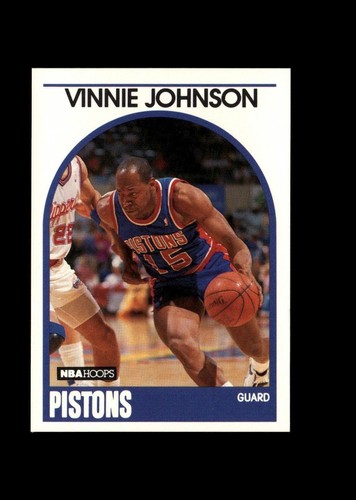 Vinnie Johnson 1989-90 Hoops Basketball #188 Detroit Pistons | eBay