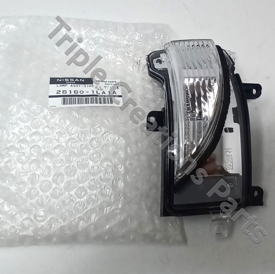 Genuine Nissan 26160-1LA1A Turn Signal Lamp Assy-Side RH 261601LA1A OEM ...