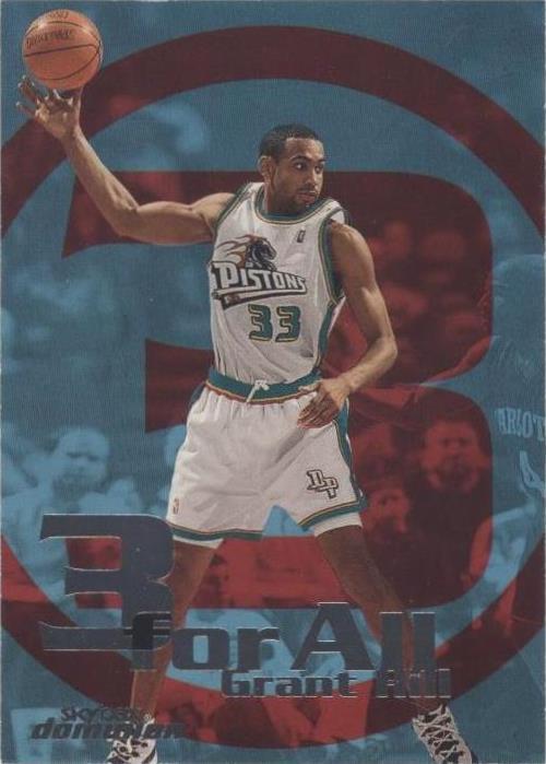 1999-00 Skybox Dominion - 3 for All Grant Hill #196 for sale online | eBay