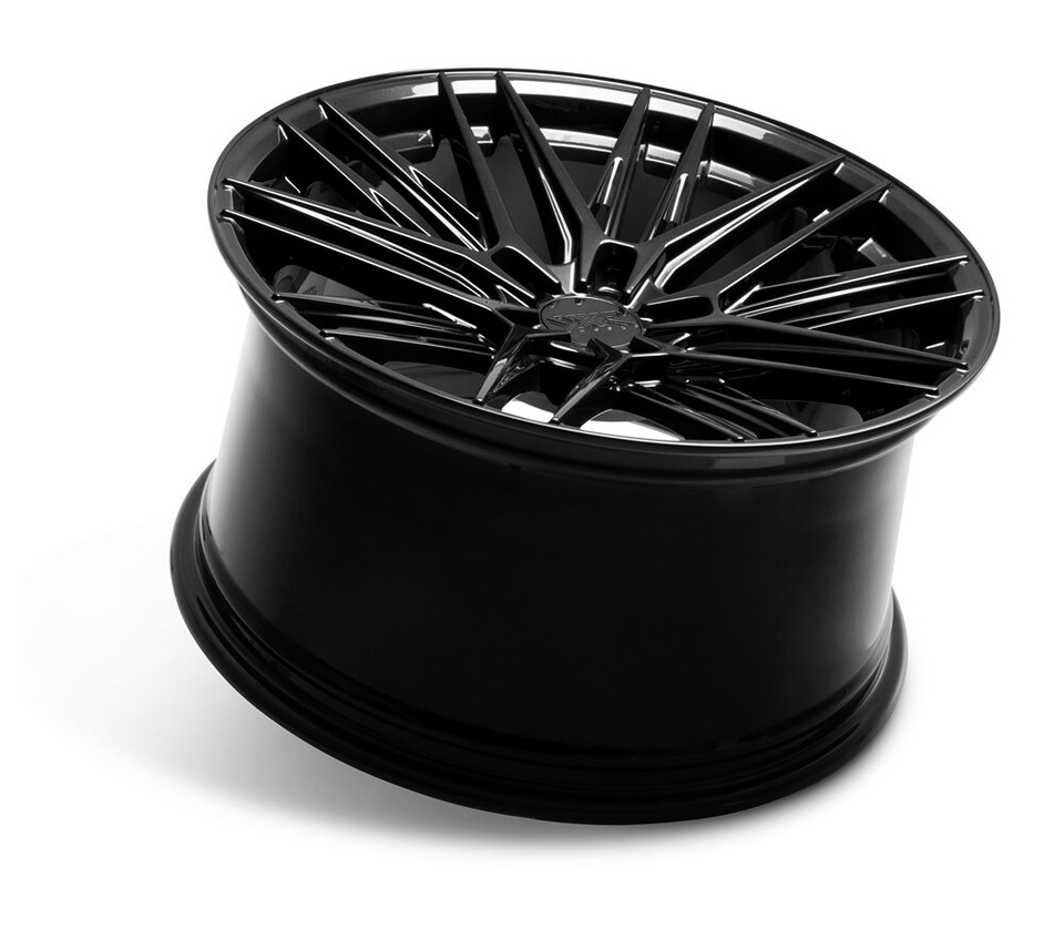 18x8.5 +35 F, 18x9.5 +35 R, XXR 582 5x114.3 Black Wheels (Set of 4) | eBay