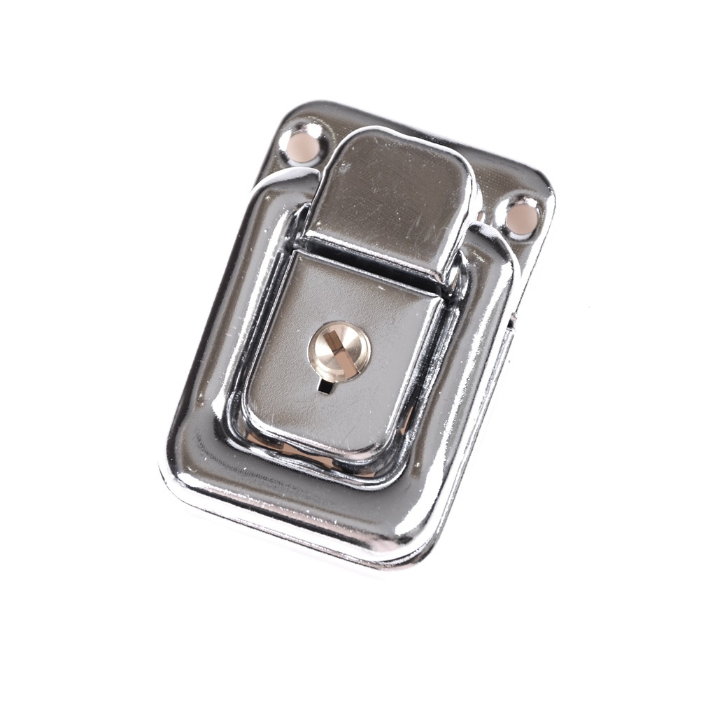 J402 Cabinet Box Square Lock With Key Spring Latch Catch Toggle Locks ...