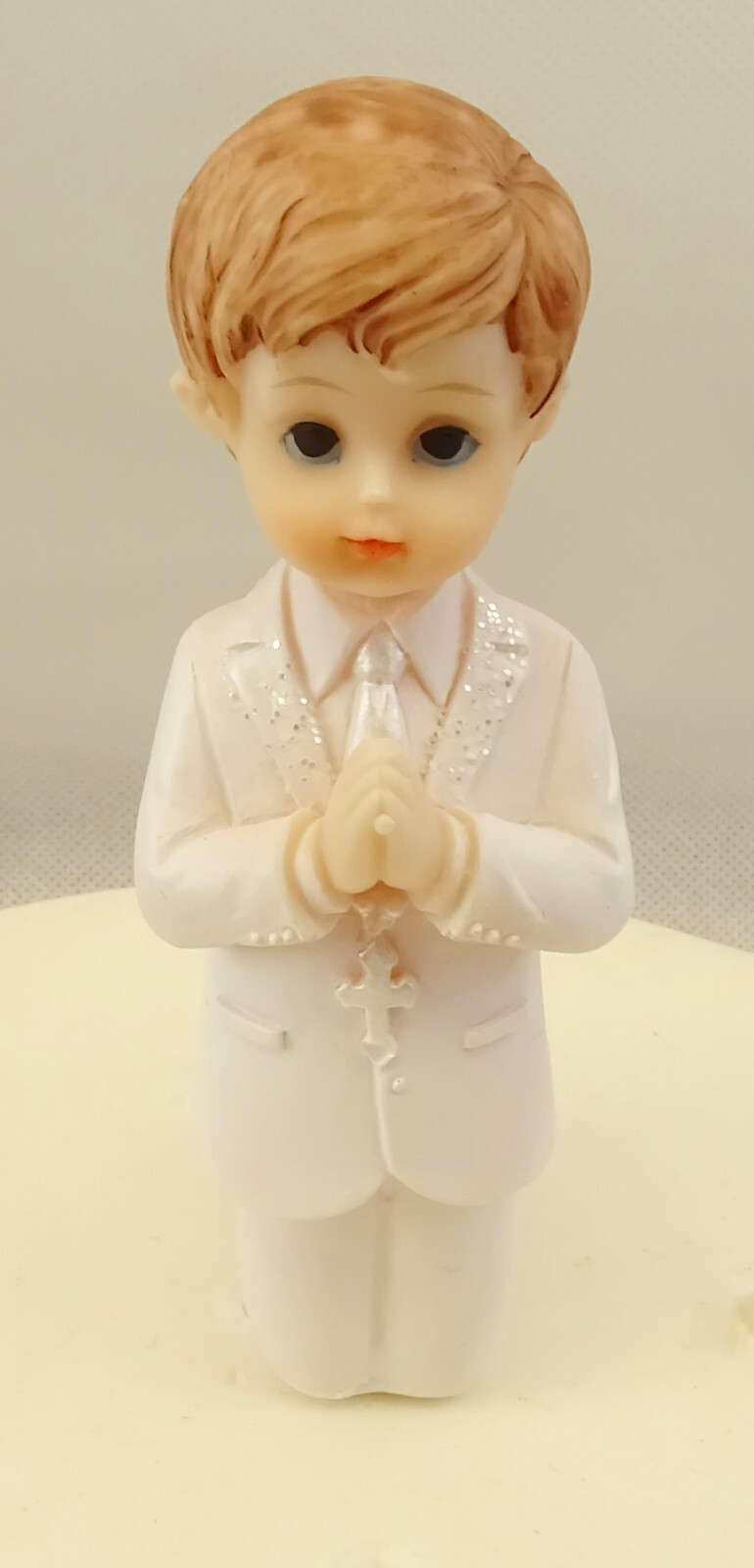 1st First Holy Communion Kneeling Girl / Boy Cake Toppers, Bible and ...
