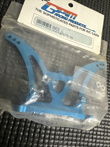 GPM Racing RC10B4 REAR Shock Tower / Damper Plate - ALLOY / BLUE / NEW ...