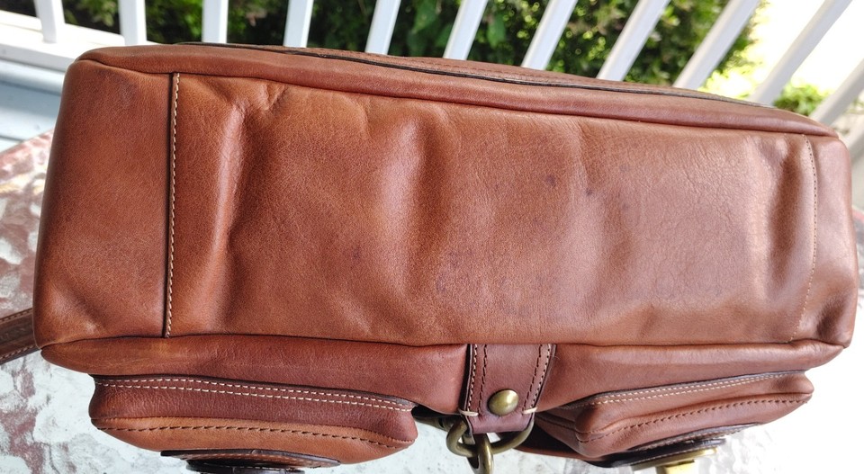 Coach MEDIUM 10331 65th Anniversary Mandy Vintage Cognac Leather ...