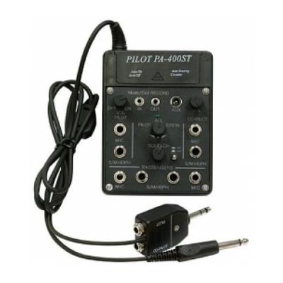 Pilot Communications - 4 Place Portable Stereo Aviation Intercom - PA ...