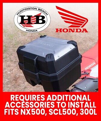 NEW HONDA OEM TOP CASE BOX 38L NX500 / CRF 300L / SCL500 SCRAMBLER ...