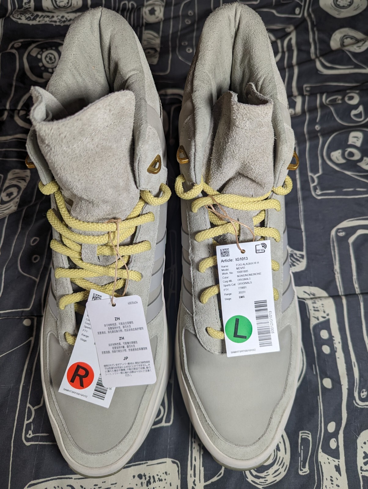 FEAR OF GOD ATHLETICS Adidas FOG Alaska Hi H Boot SAMPLE mens size 12 ...