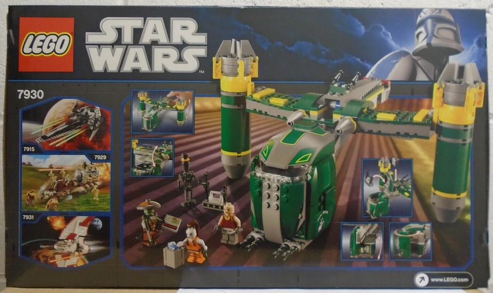 LEGO Star Wars 7930 Bounty Hunter Assault Gunship Embo Aurra Sing ...