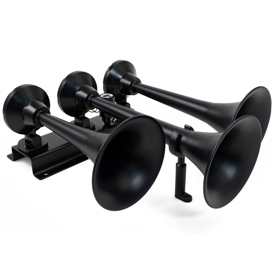 HornBlasters Flatlaw 3-Liter Train Horn Set for Semi or Large Truck ...