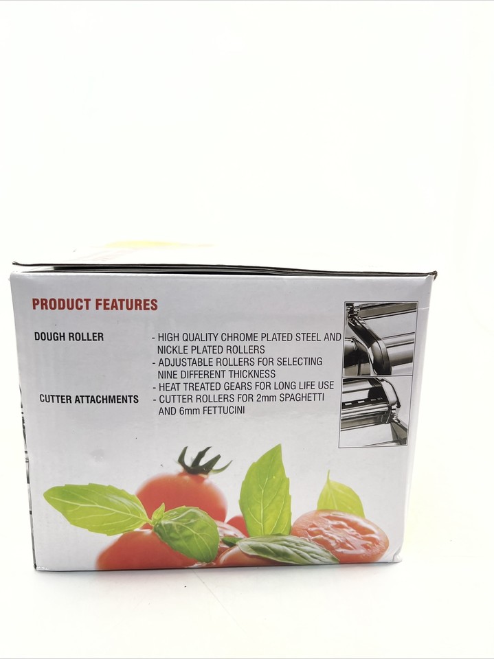 Pasta Machine 150 Roller with Pasta Cutter Manual Nuvantee NEW | eBay