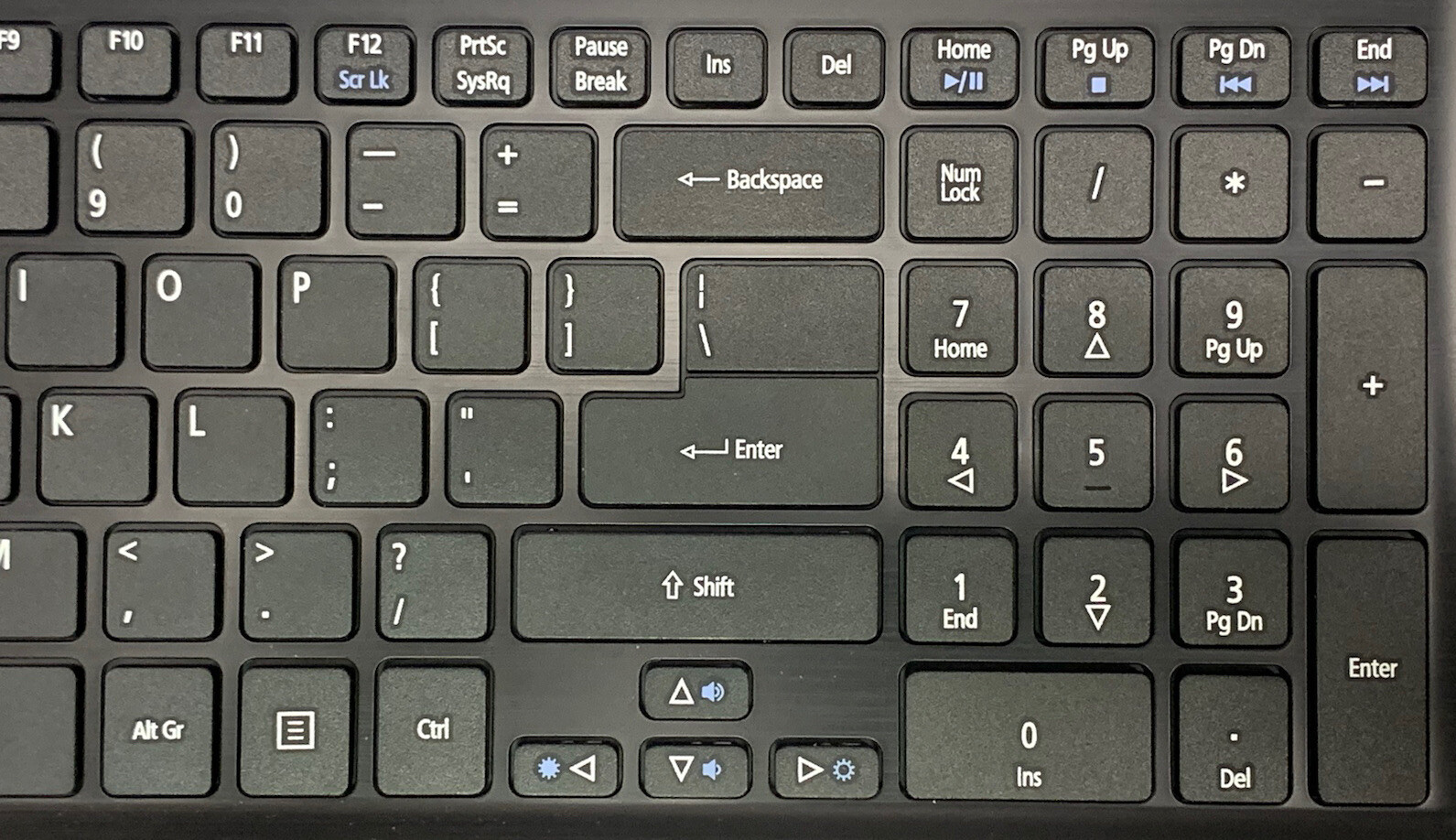 ACER Aspire E5-521-23KH BLACK LAPTOP KEYBOARD REPLACEMENT KEYS KEYCAPS ...