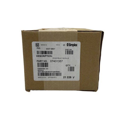 Simplex 4007-9801 Eight Point Zone/Relay Module 7445010199147| eBay