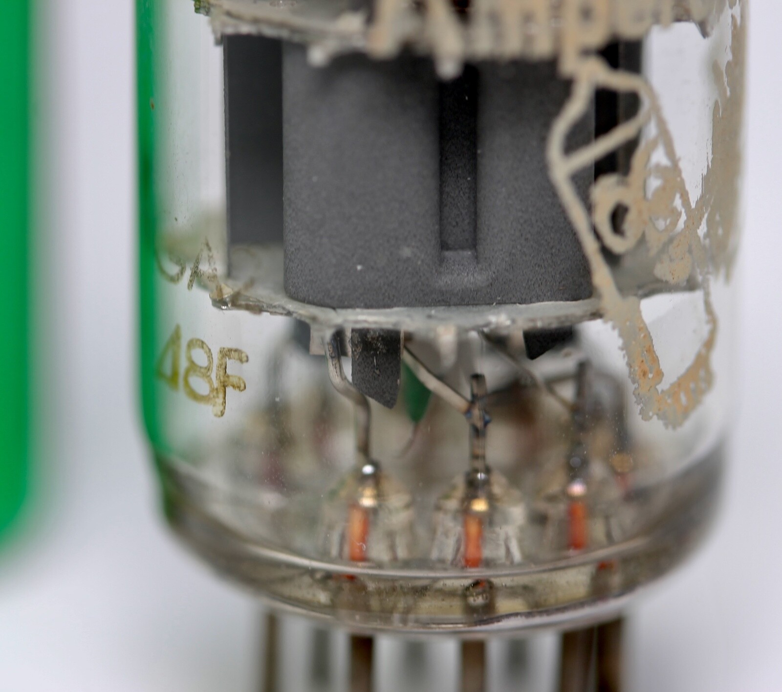 NOS AMPEREX BUGLE-BOY 6DJ8 ECC88 D-GETTER TUBE AMPLITREX TEST TROPHY ...