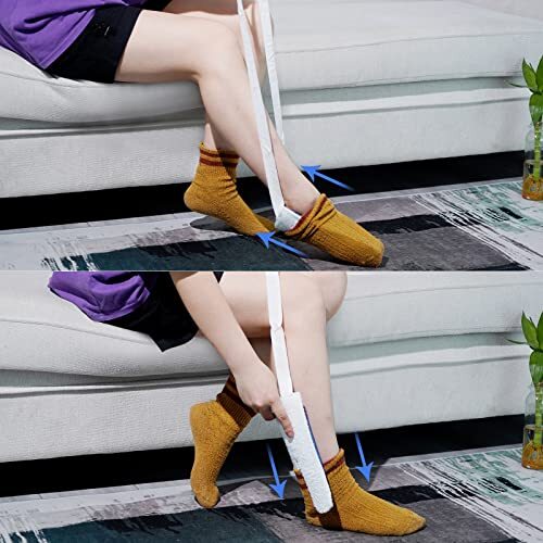 Sock Aid Stocking Puller Helper Sock Assist Device for Seniors Elderly ...
