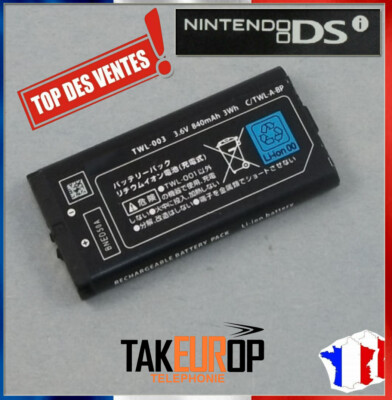 Batterie pour Nintendo DSI - 840 mah - 3,7 V TWL-003 TWL-001 - Battery ...