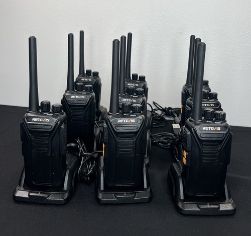 Set Of 9 Retevis RT27 Walkie Talkies 2 Way Radios Two Way Radio W ...