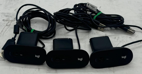Lot of 3 Logitech Logi C270 720p HD Webcam V-U0018 860-000584 | eBay