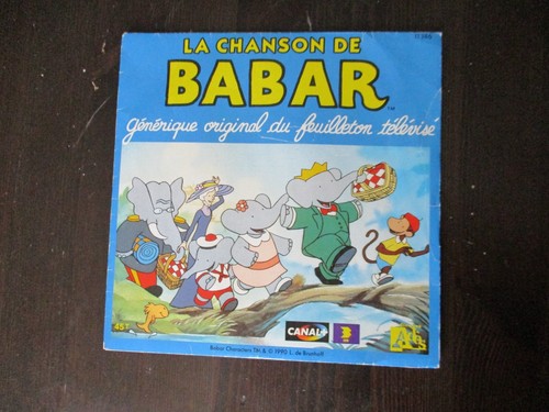 DISQUE VINYLE 45 T LA CHANSON DE BABAR | eBay