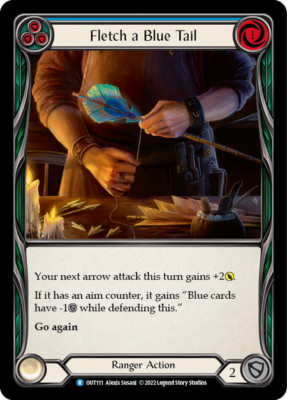 Fletch a Blue Tail (Blue) rare Outsiders Flesh and blood Tcg NM | eBay