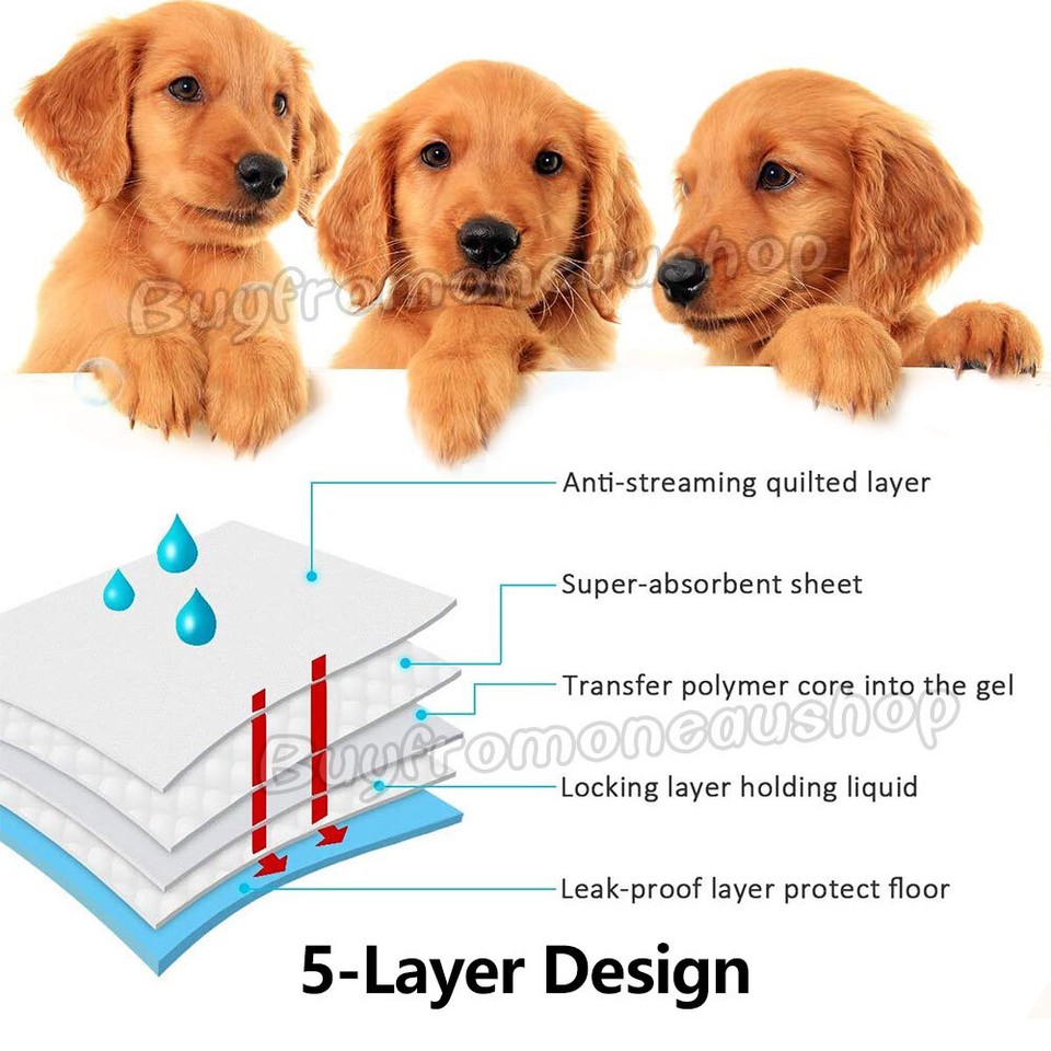 Pet Training Pads 400/200 Puppy Dog Toilet Pee Indoor Super Absorbent ...