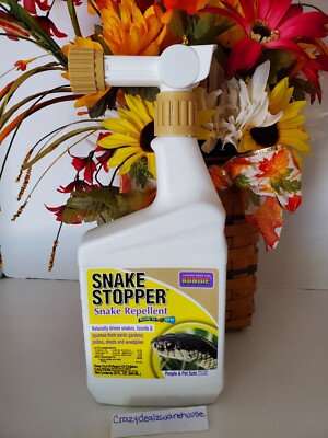 Snake Stopper!!~ Snake Repellent Bonide 8752 Hose End RTS 32 oz *NEW ...