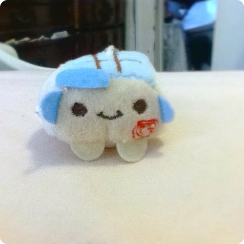 Japanese Tofu Keychain (blue) | eBay