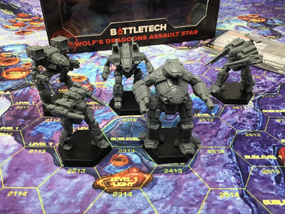 Battletech Wolf's Dragoon Assault Star Mech Pack Mercenaries ...