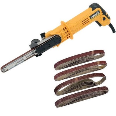 260w 13mm Power Belt Finger File Sander & 12 Assorted Grit Sanding ...