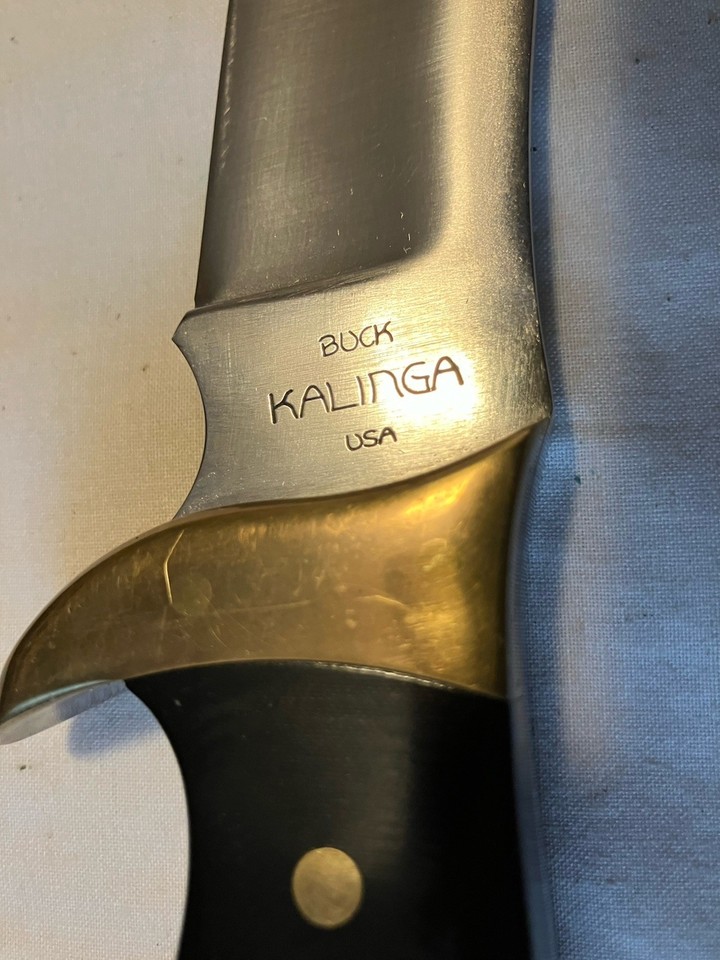 Buck USA Kalinga Model 401 Knife w/Sheath/ Wood Box-Pre Date Code 1972 ...