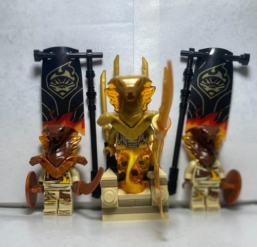 🔥RARE lego ninjago aspheera and fire snake henchman with side build | eBay