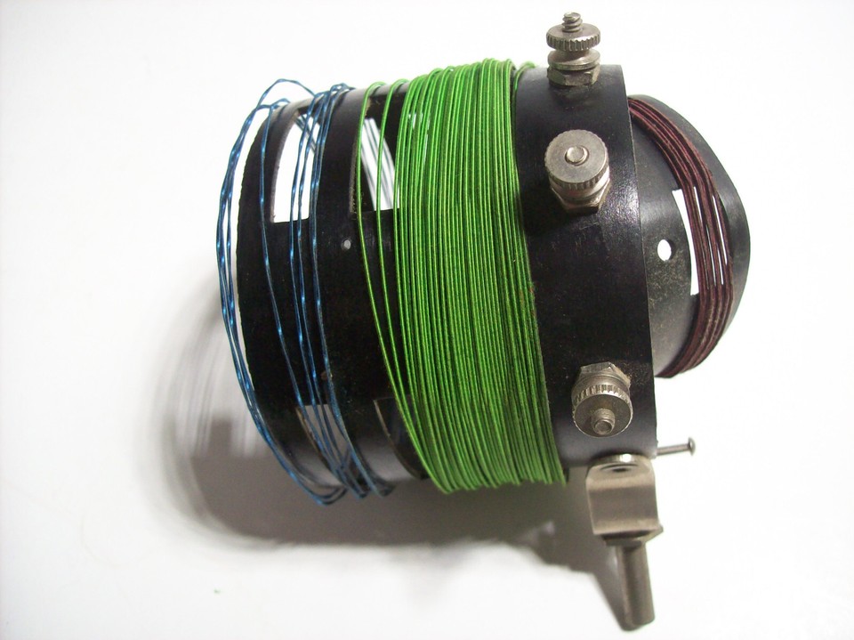 Vintage Ham Radio VARIOMETER INDUCTANCE COUPLED COIL ANTENNA TUNER ...