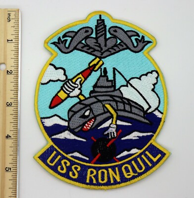 US NAVY USS RONQUIL SS-396 SUBMARINE PATCH Made for Veterans After WW2 ...