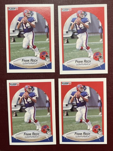 4 Frank Reich 1990 Fleer Update Rookie Cards #U-71 MINT (BIGJ’S ...
