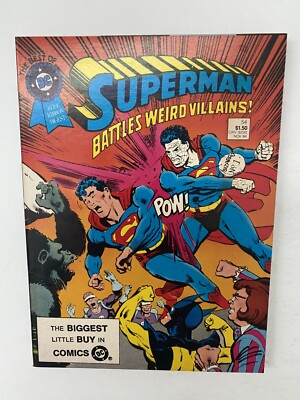 DC Comics Blue Ribbon Digest Superman Battles Weird Villains #54 1984 ...