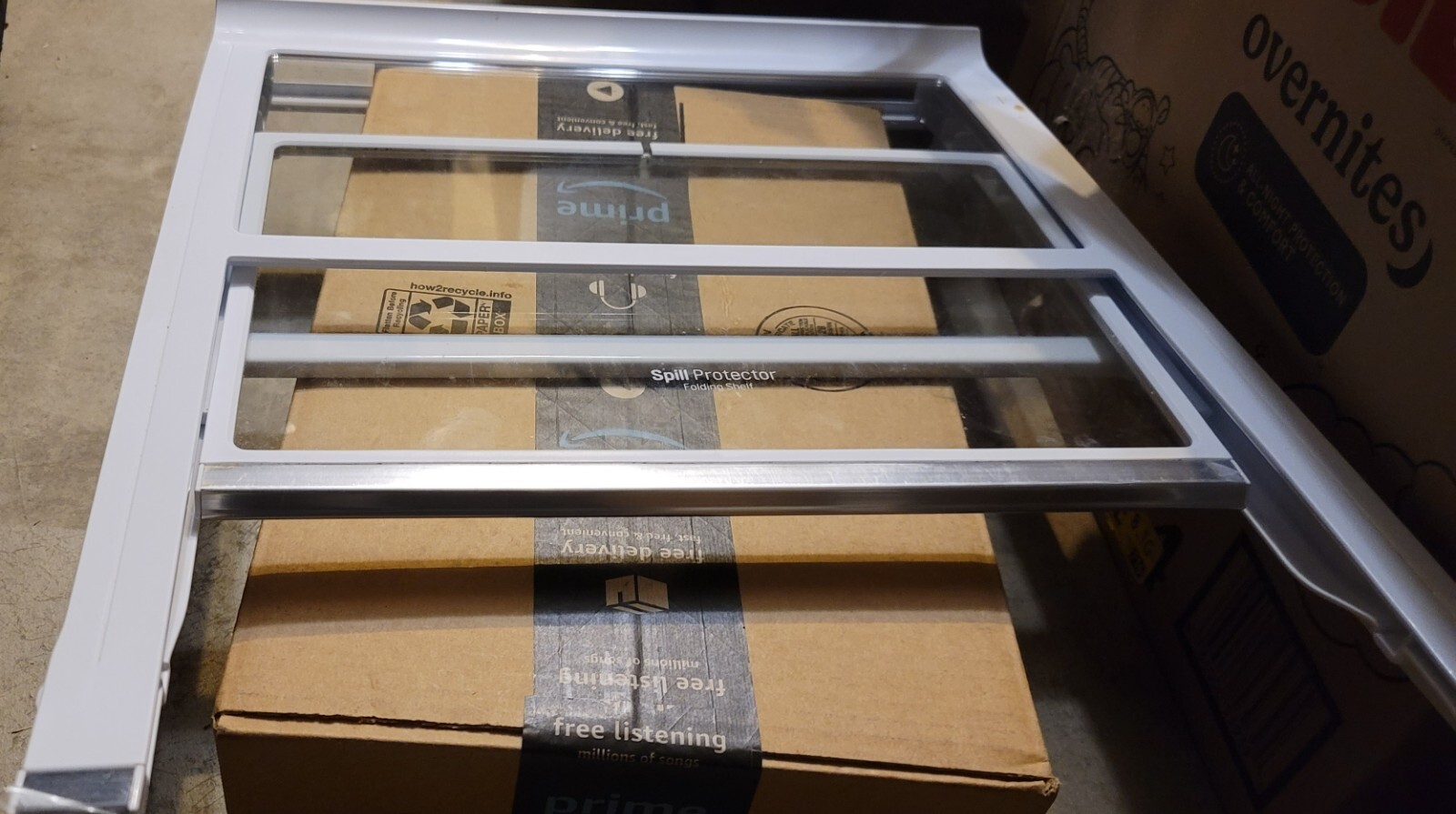 LG Fridge Folding Glass Shelf AHT73234213, AHT73234037 | eBay