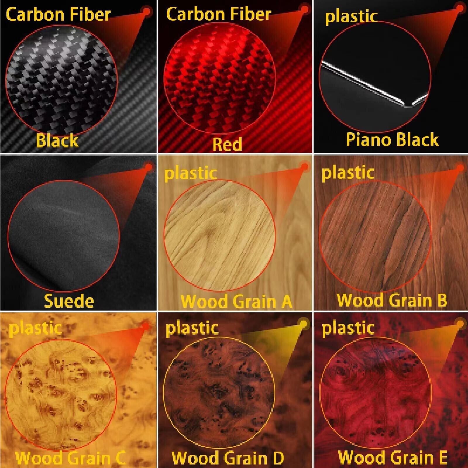 46Pcs Real Carbon Fiber Interior Dash Cover Kit Trim For Ford Explorer ...