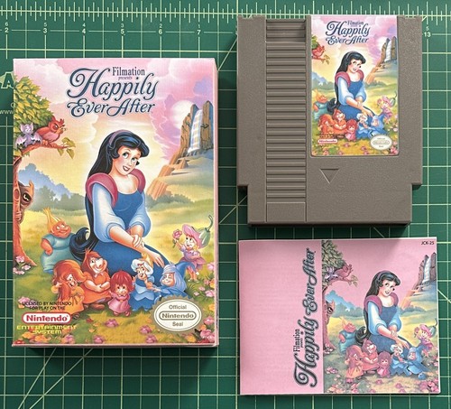 Nintendo NES Filmation Happily Ever After Snow White JK Designs CIB ...