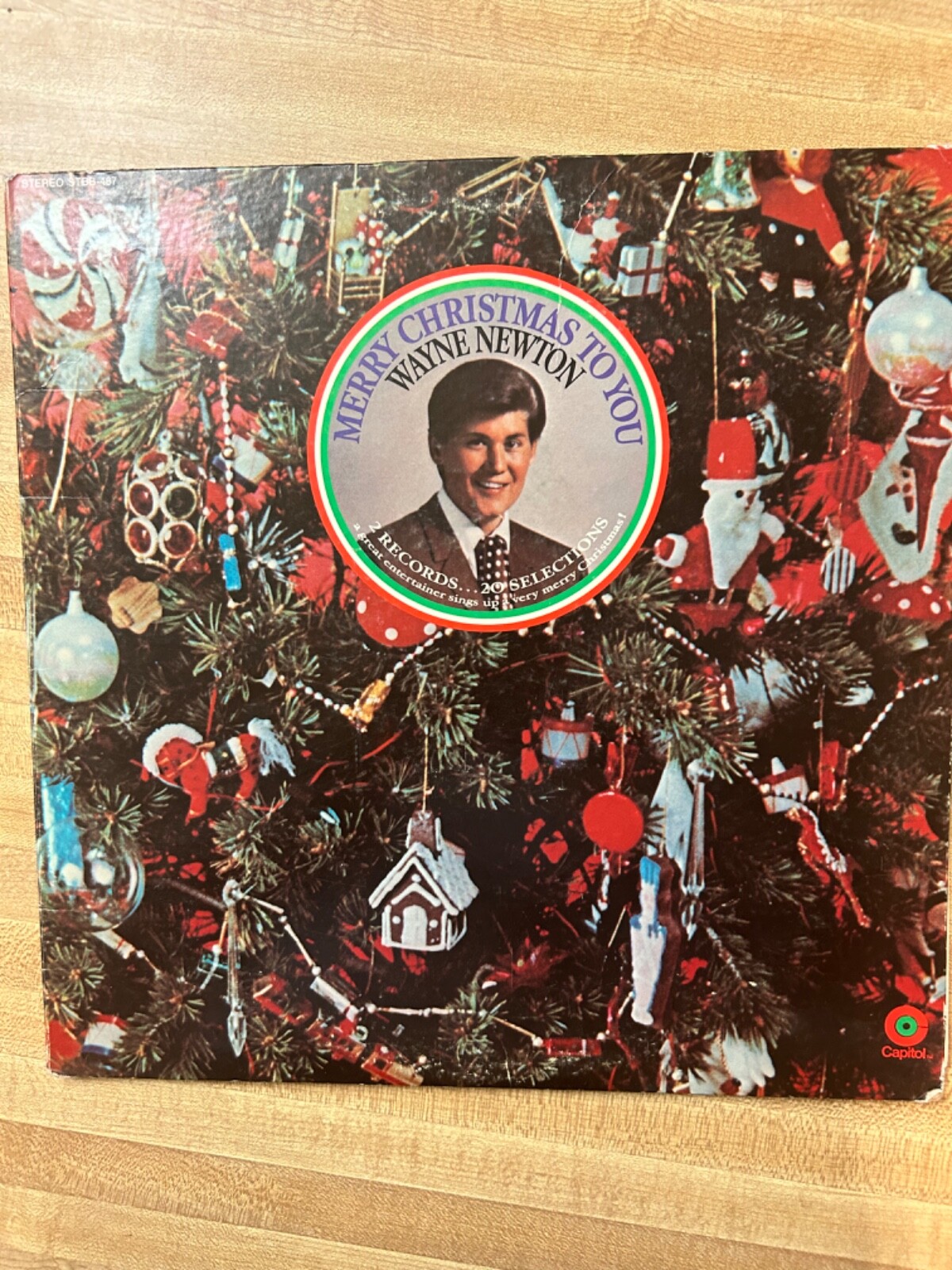 Wayne Newton "Merry Christmas To You" 2 record set capitol STBB487 | eBay