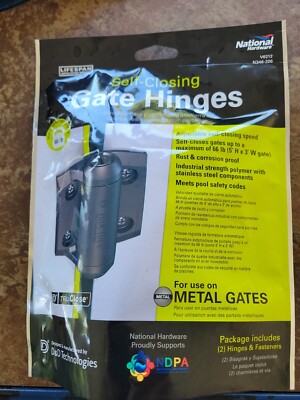 National Hardware Narrow spring 2-Pack 3-13/16-in Black Gate Hinge | eBay