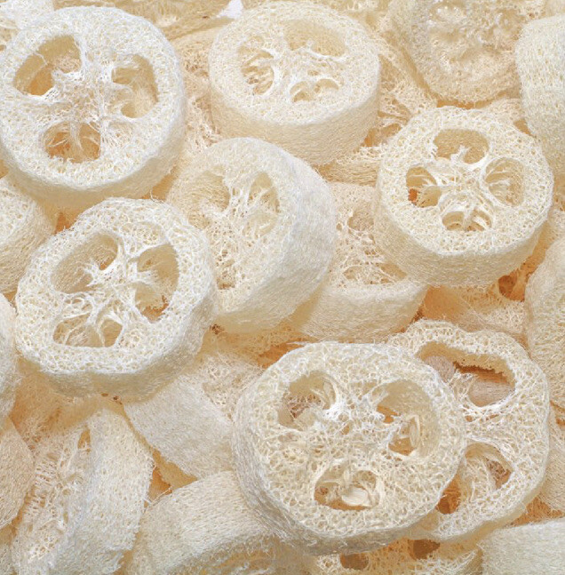 20-Pack 100% Natural 3-inch Loofah Scrub Slices Slice for Soap Making ...