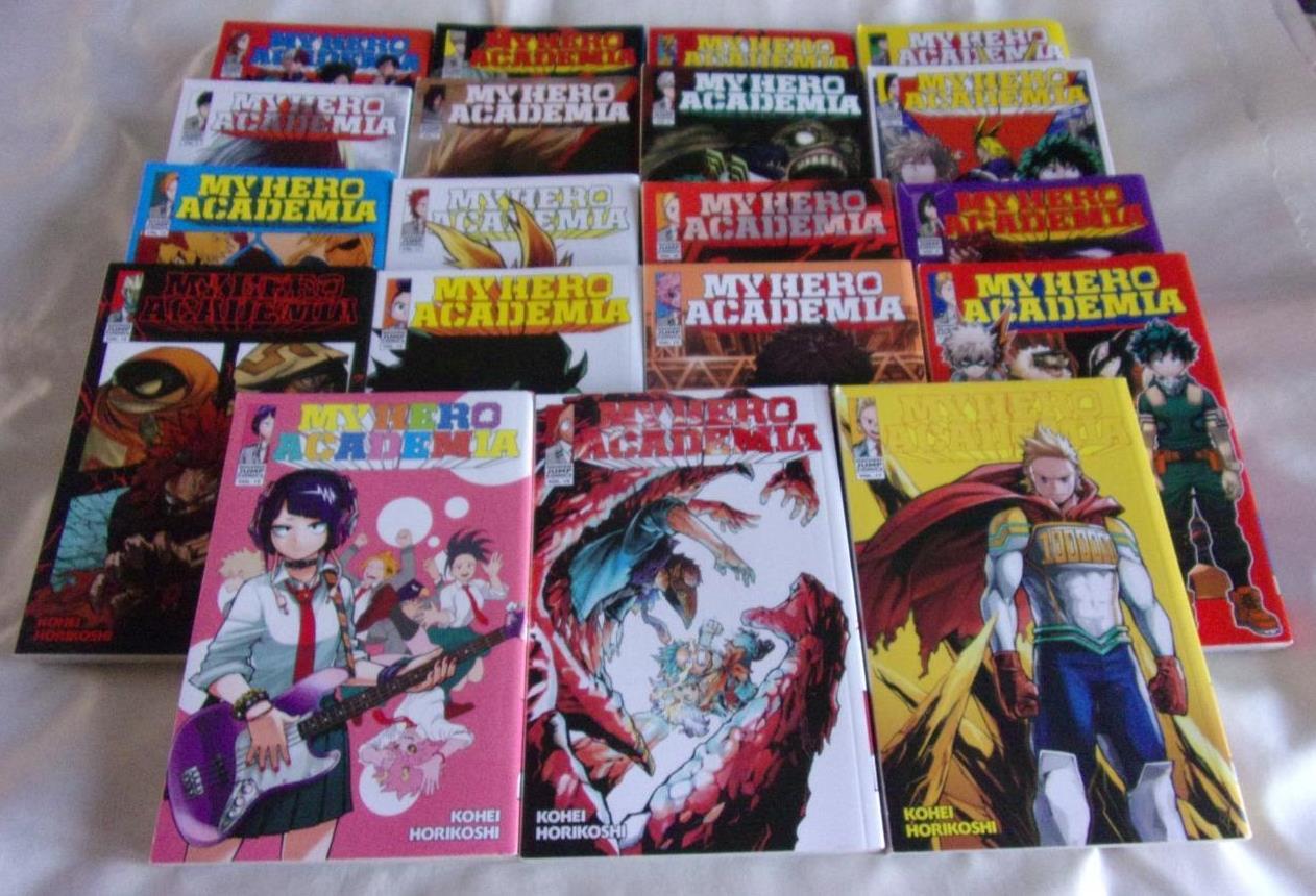 HUGE set of 19 My Hero Academia graphic novels books #1-19 | eBay