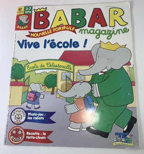 BABAR Activity Magazine French Sept 2006 75 Year Annivesary Good ...