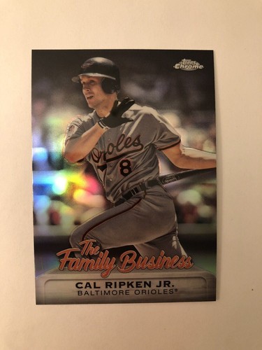 Cal Ripken Jr 2019 Topps Chrome Update The Family Business #FBC-2 ...