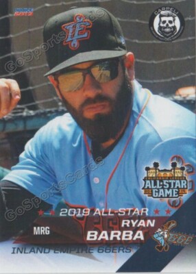 2019 California League All Star SB Ryan Barba MGR Los Angeles Angels | eBay
