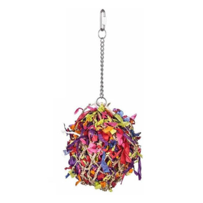 Nature Island Hanging Super Shredding Ball-M Bird Pet Interactive Cage ...